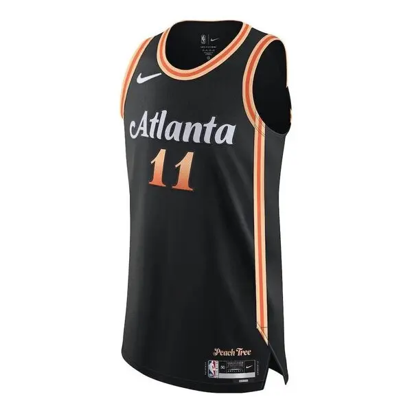 Nike X Nba Atlanta Hawks 'trae Young 11' Basketball Jersey - Black/multi-color