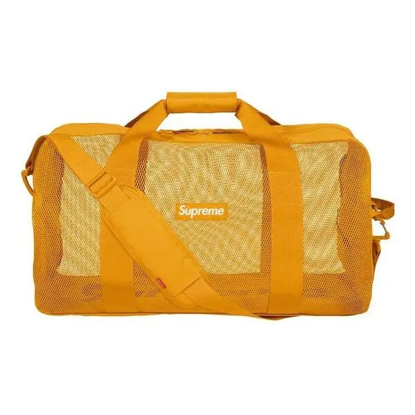 Supreme Duffle Bag - Yellow/white