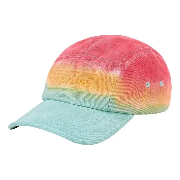 Supreme Embossed Denim Camp Cap