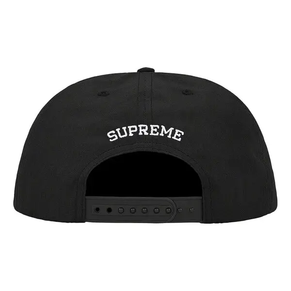 Supreme Kaws Chalk Logo 5-panel Cap - Black/white