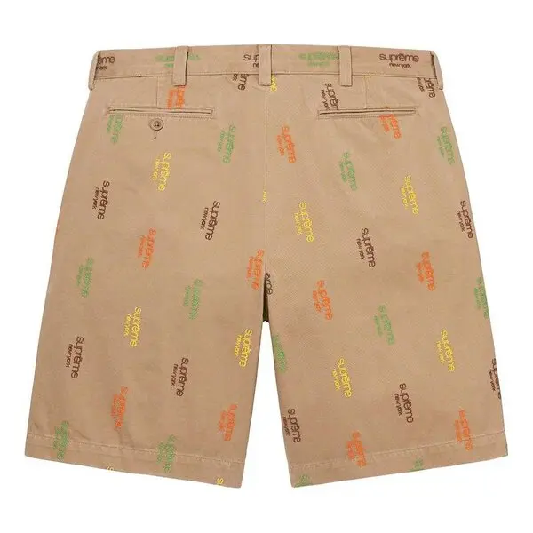 Supreme Classic Logo Chino Shorts