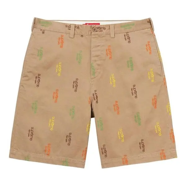 Supreme Classic Logo Chino Shorts