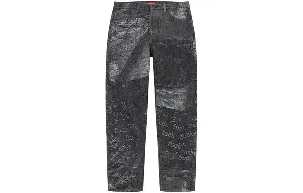 Supreme Archive Denim Jacquard Regular Jean