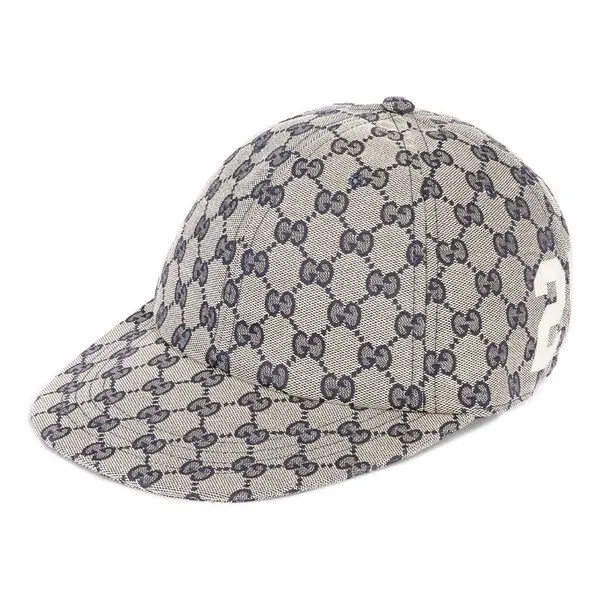 Gucci Gg Cotton Canvas Baseball Cap - Blue