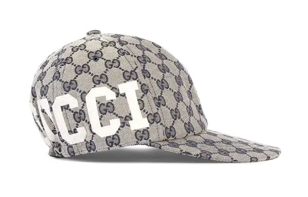 Gucci Gg Cotton Canvas Baseball Cap - Blue