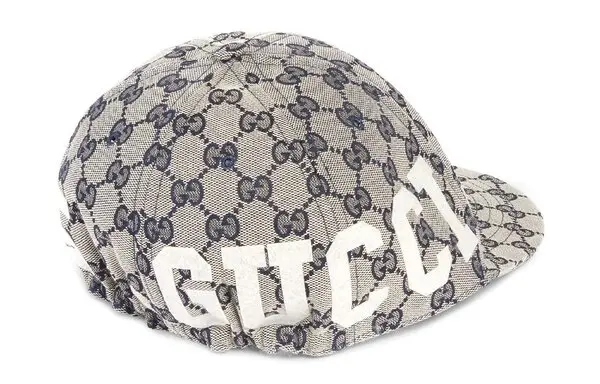Gucci Gg Cotton Canvas Baseball Cap - Blue