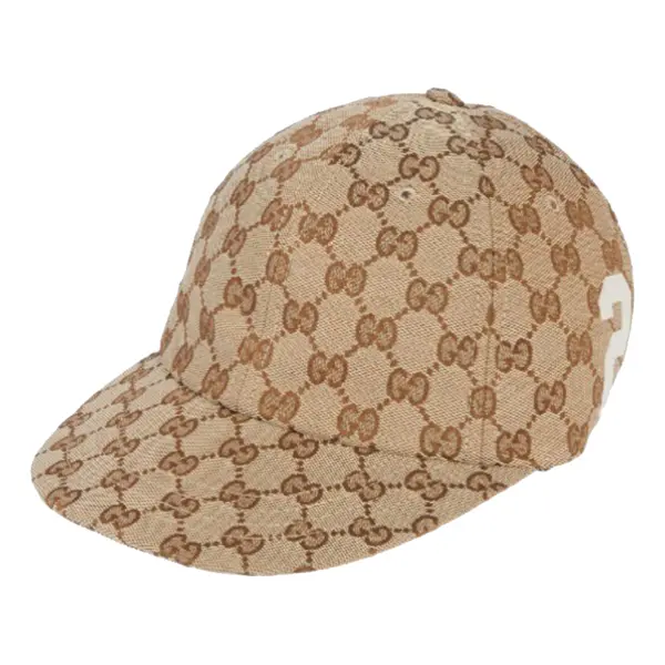 Gucci Gg Cotton Canvas Baseball Cap - Beige