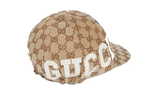 Gucci Gg Cotton Canvas Baseball Cap - Beige