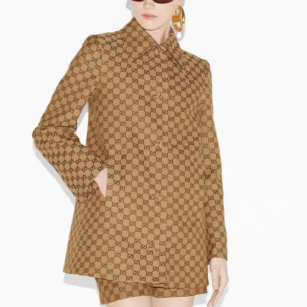 Gucci Gg Canvas Coat