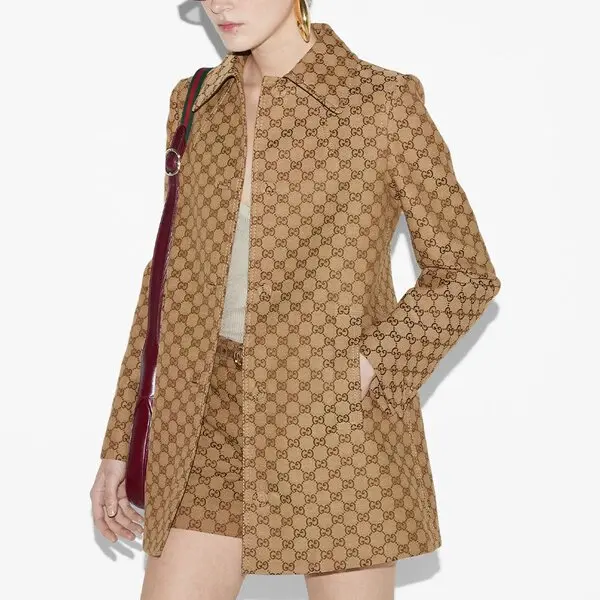 Gucci Gg Canvas Coat