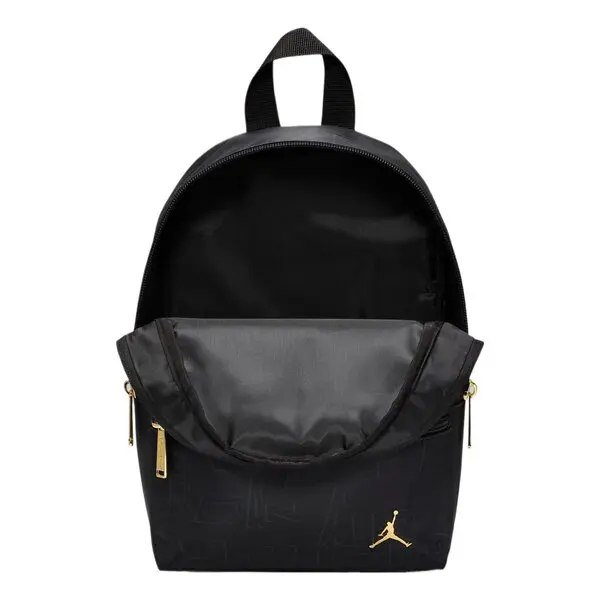 JORDAN Mini Backpack 'black Gold