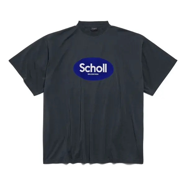 Balenciaga I Scholl Oversized T-shirt - Black