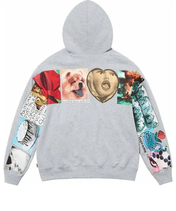 Supreme Spread Zip Up Hooded Sweatshirt