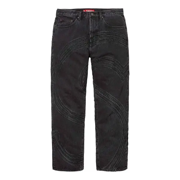 Supreme S Logo Loose Fit Jeans
