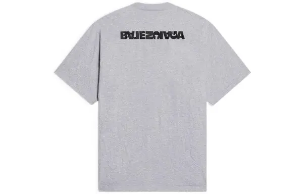 Balenciaga Turn Slit T-shirt 'grey Black