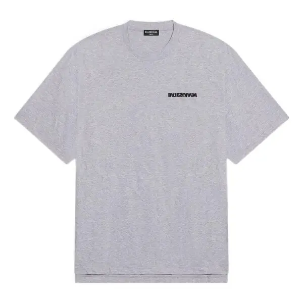 Balenciaga Turn Slit T-shirt 'grey Black