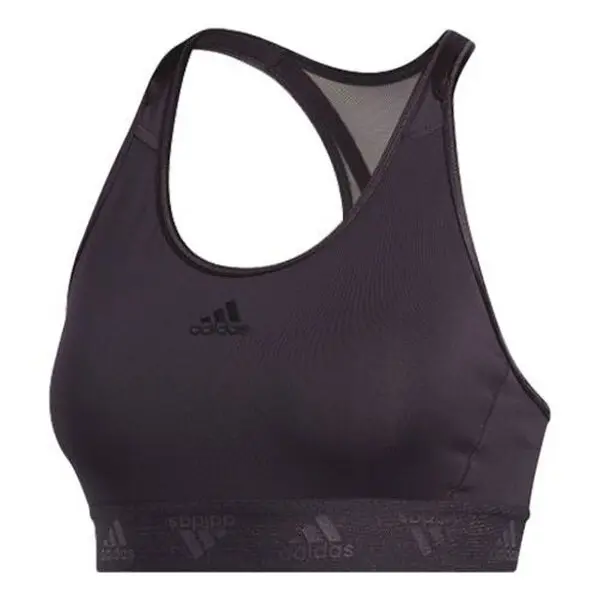 Adidas Don't Rest Badge Of Sport Glam-on Bra - Purple