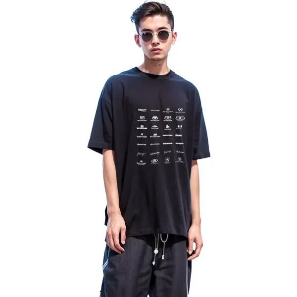 Balenciaga Archives Logos T-shirt Oversized