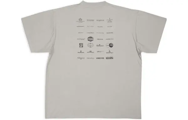 Balenciaga Archives Logos T-shirt Oversized
