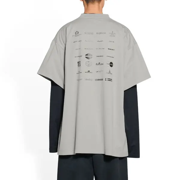 Balenciaga Archives Logos T-shirt Oversized
