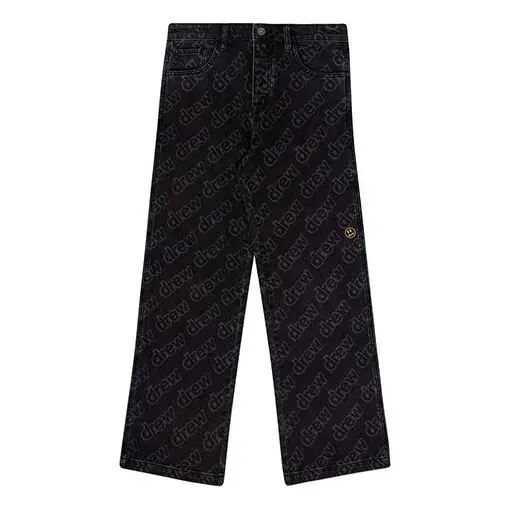 Drew House Drew Print Pants - Black