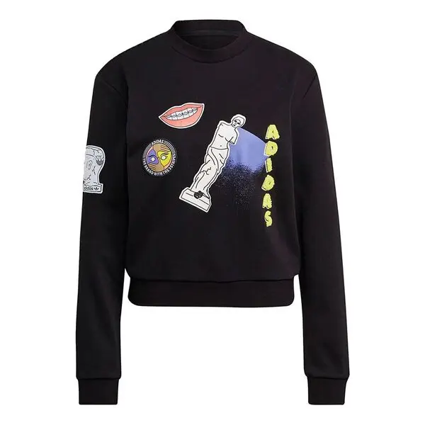 Adidas Originals Graphic Sweatshirt - Black