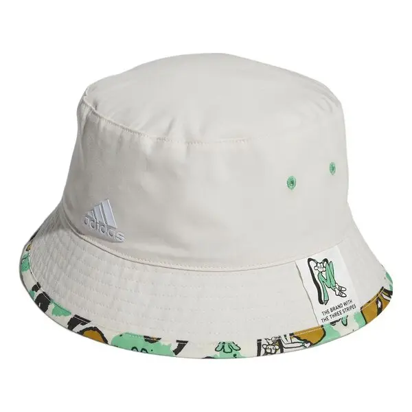 Adidas Aadidas X Atmos Pink X Jenny Kaori Reversible Bucket Hat - White