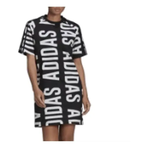 Adidas Allover Print Oversized Dress