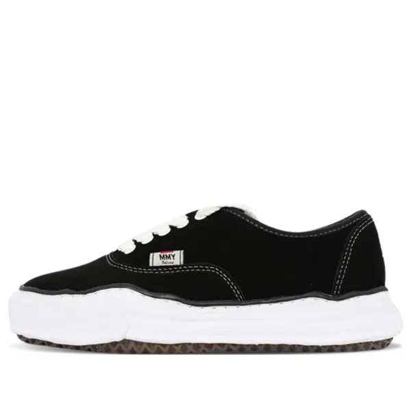 Mihara Yasuhiro Baker Og Sole Suede Low Top Sneakers - Black/white