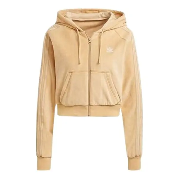 Adidas Cropped Full Zip Hoodie