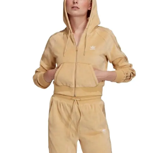 Adidas Cropped Full Zip Hoodie
