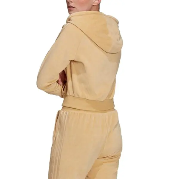 Adidas Cropped Full Zip Hoodie
