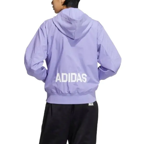 Adidas Streetball Windbreaker With Cotton Build And Woven Lining