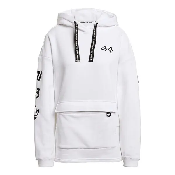 Adidas Originals Vday Hoodie - White