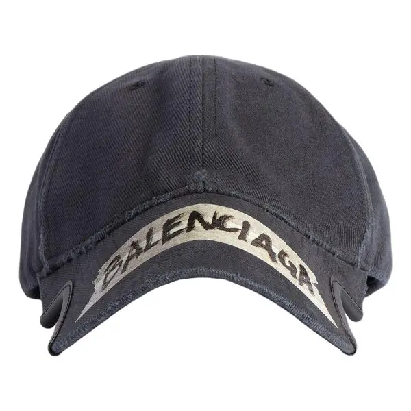 Balenciaga Masking Tape Cap - Faded Black