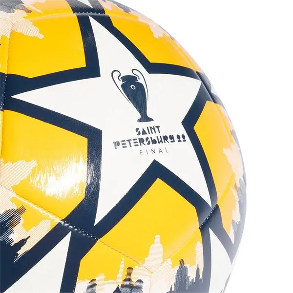 Adidas Ucl Training Ball - White/navy/yellow