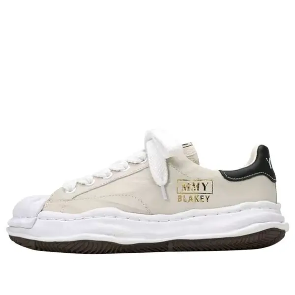 Mihara Yasuhiro Blakey Low Original Shell Toe Suede Sneakers - White