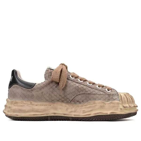 Mihara Yasuhiro Blakey Og Sole Distressed Leather Low