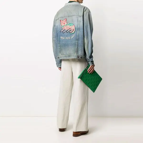 Gucci Embroidered Denim Jacket