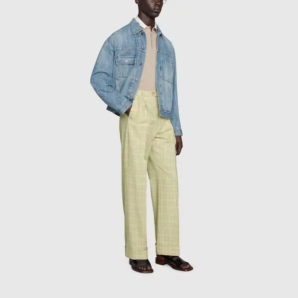 Gucci X Freya Hartas Animal Embroidered Denim Jacket