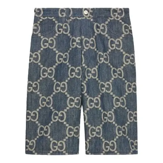 Gucci Jumbo Gg Denim Shorts