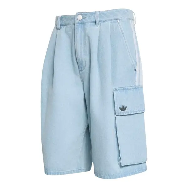 Adidas Cargo Shorts - Light Blue