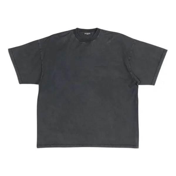 Balenciaga Strike 1917 Oversized T-shirt - Washed Black
