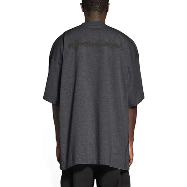 Balenciaga Strike 1917 Oversized T-shirt - Washed Black