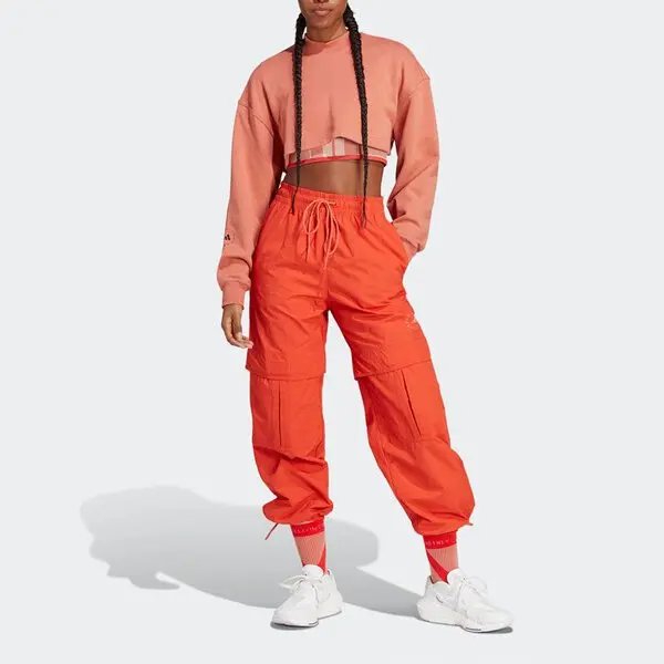 Adidas By Stella Mccartney Truecasuals Woven Solid Track Pants