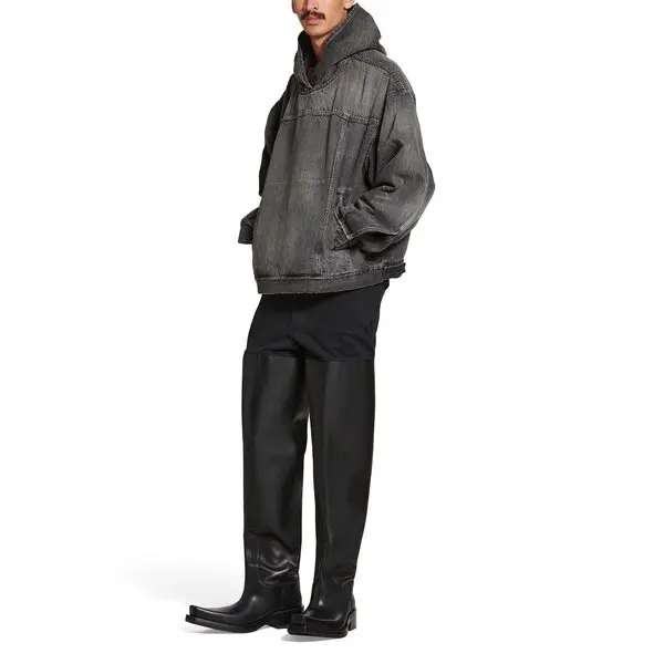 Balenciaga Japanese Denim Pull-over Jacket