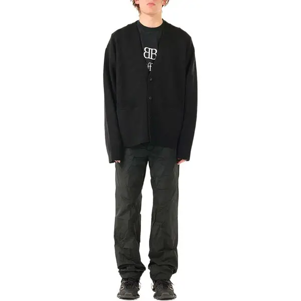 Balenciaga Tonal All Over Logo Cardigan