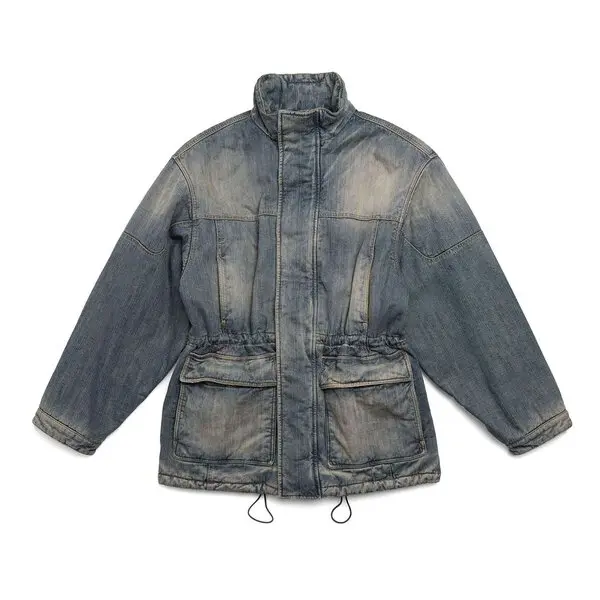 Balenciaga Parka Jacket - Light Blue