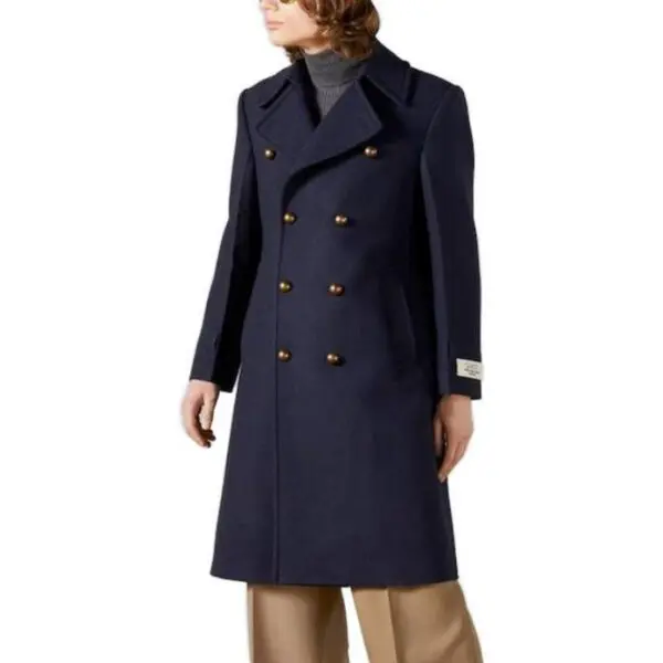 Gucci Felt Wool Double Breasted Coat