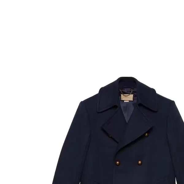 Gucci Felt Wool Double Breasted Coat